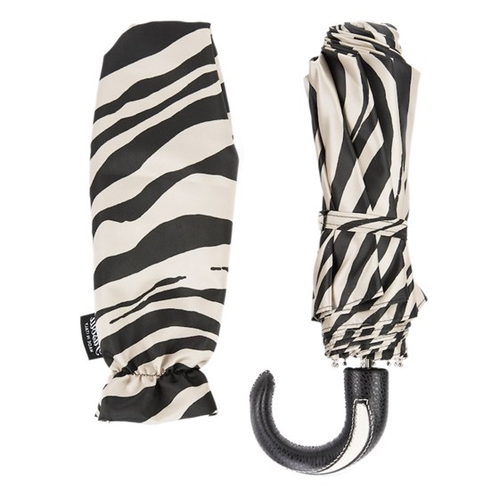 Pasotti Folding Zebra Umbrella - Pasotti Branded Umbrellas