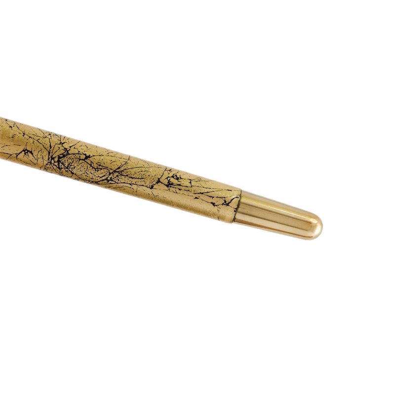 Pasotti Crystal Ball Cane, Gold Shaft - Unique Canes